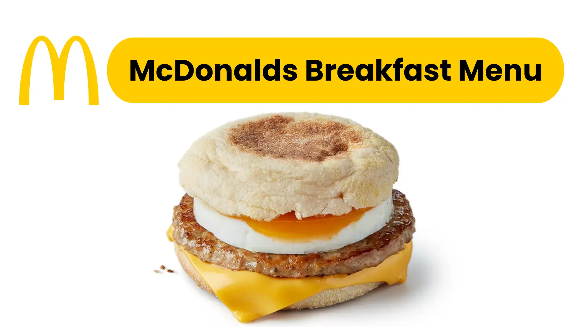 McDonalds Breakfast Menu Prices & Pictures 2025 | UK